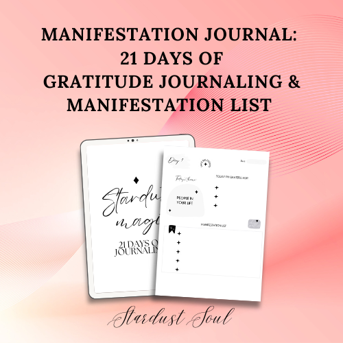 21 Days Gratitude Journaling & Manifestation List Challenge with Daily ...